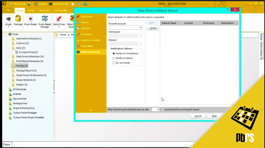 Power BI Tutorial: Write a Data Driven Schedule Using a Paginated Report in Power BI Service